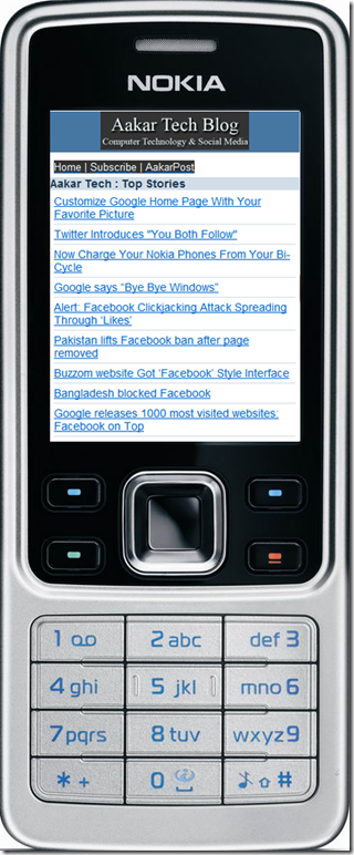 Aakar Tech Blog Launched Mobile Version